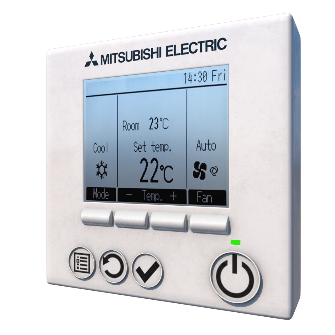Control Panel Mitsubishi Electric 3d Model