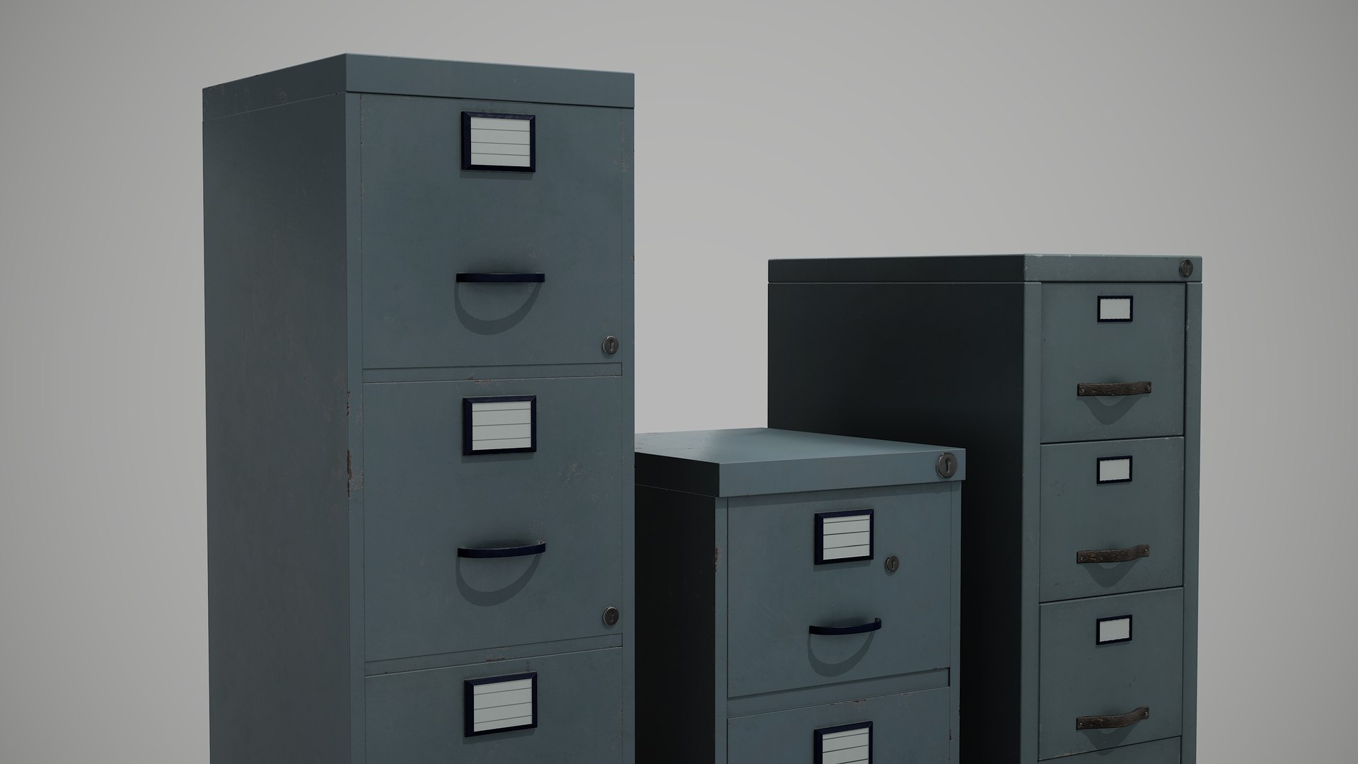3D Model Filing Cabinets - TurboSquid 1598036