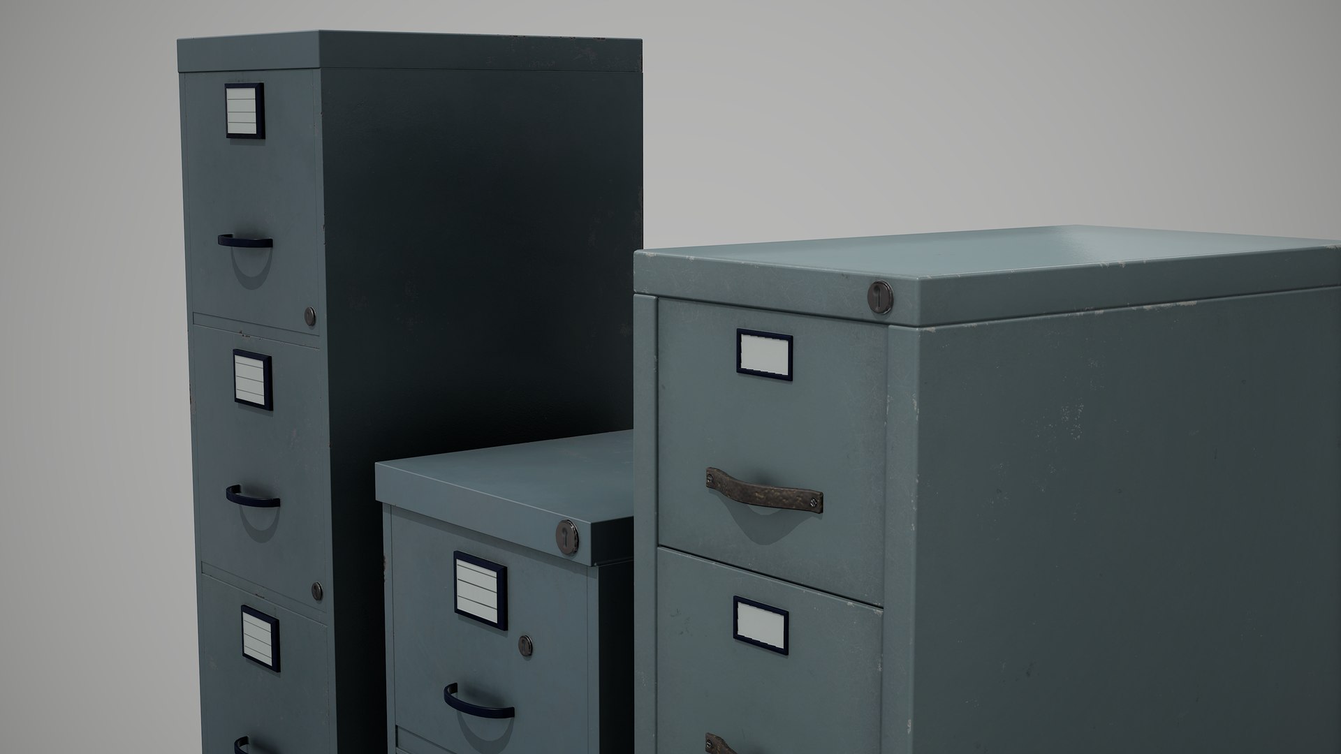 3D Model Filing Cabinets - TurboSquid 1598036