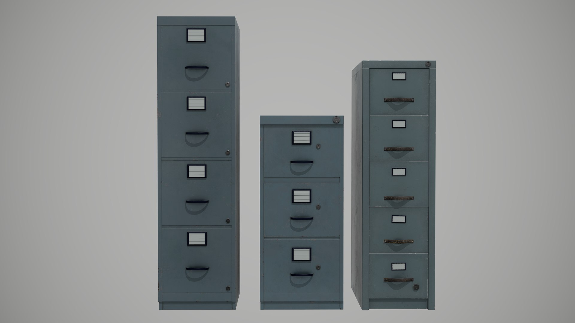 3D Model Filing Cabinets - TurboSquid 1598036