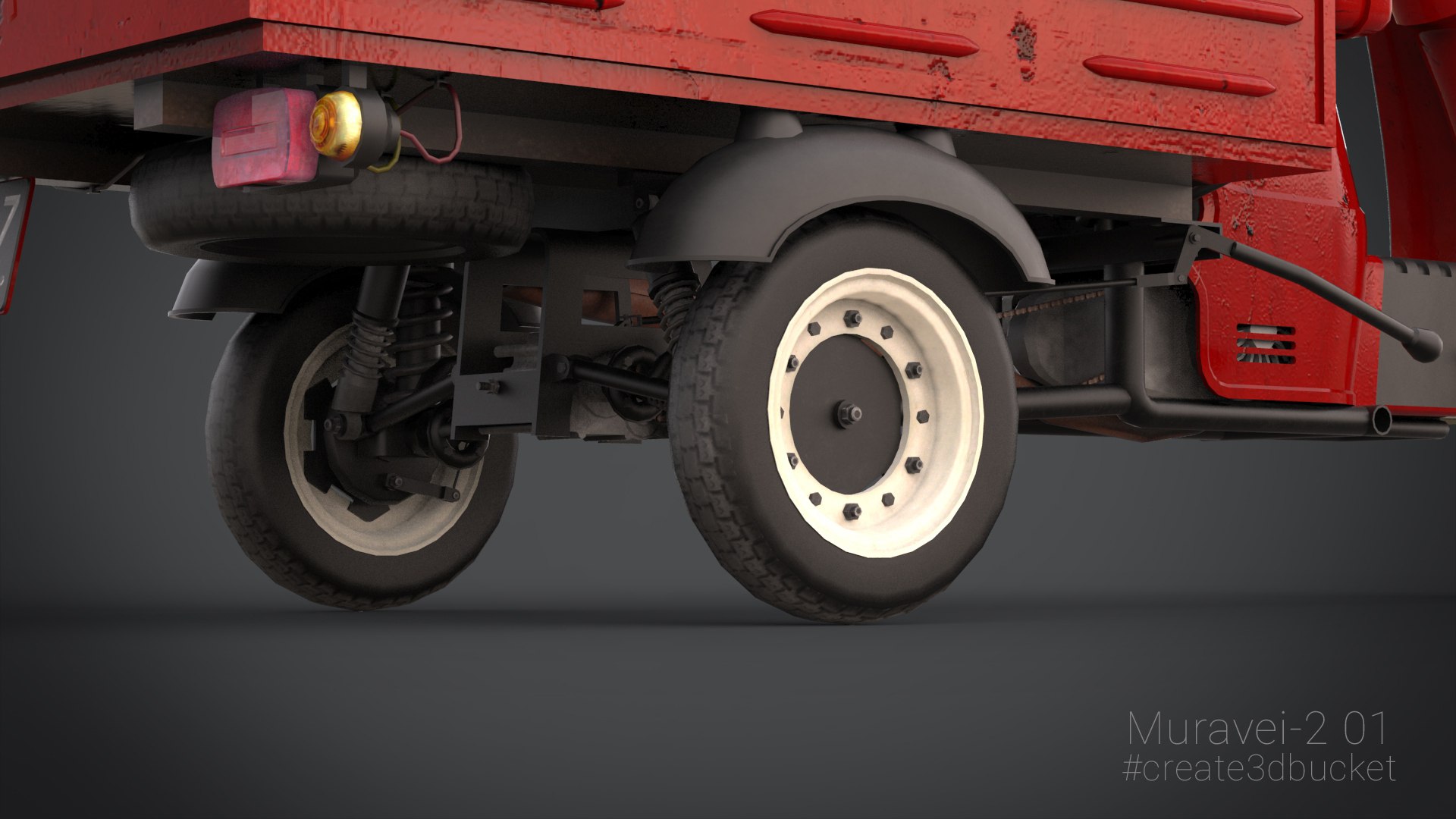 Muravei Soviet Cargo 3d Model