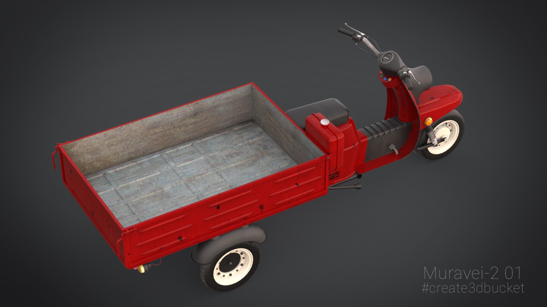 Muravei Soviet Cargo 3d Model
