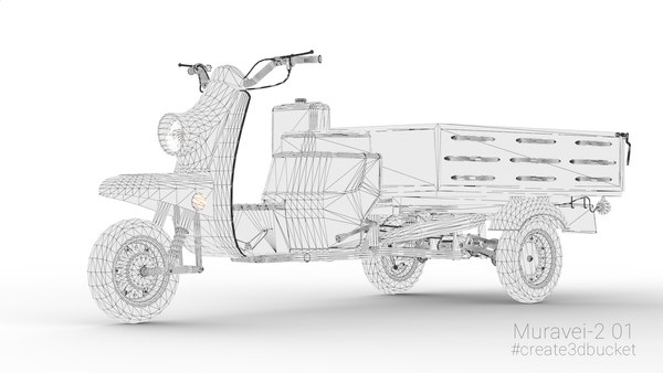 muravei soviet cargo 3d model