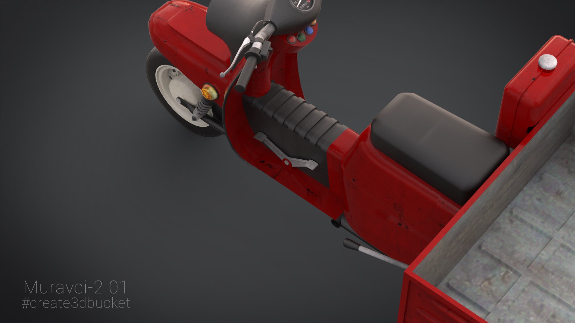 Muravei Soviet Cargo 3d Model