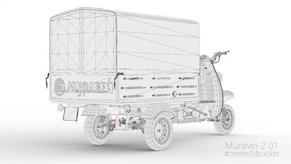 muravei soviet cargo 3d model