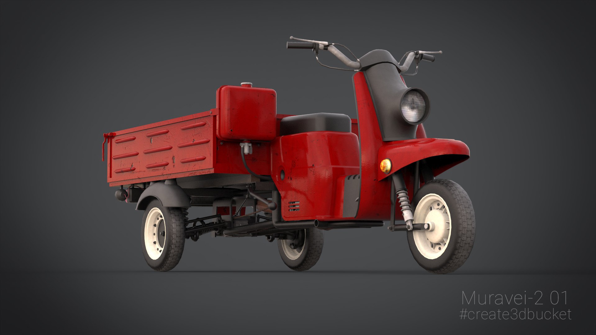 Muravei Soviet Cargo 3d Model