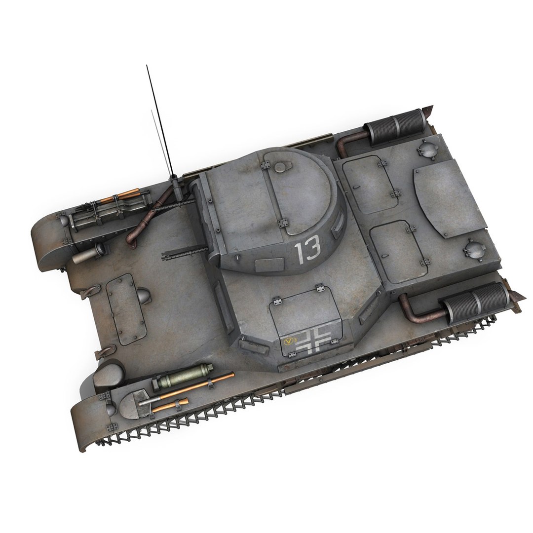 - 1 Light Tank 3d Model