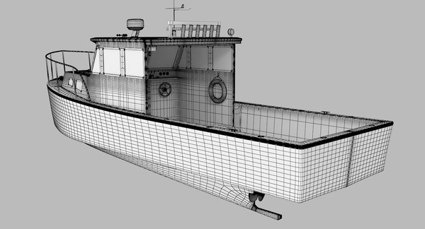 Fishing boat model - TurboSquid 1161507