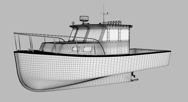 Fishing boat model - TurboSquid 1161507