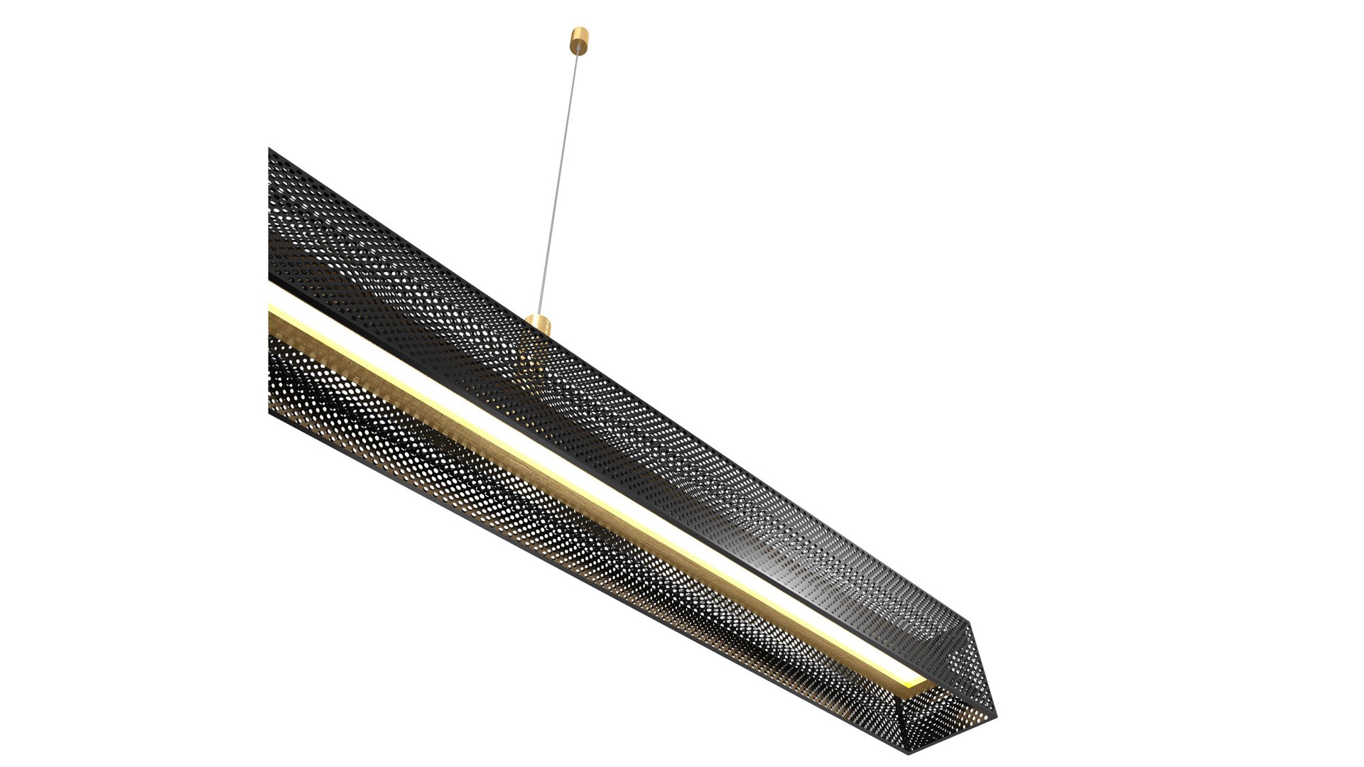 VeniceM URBAN LIGHTLINE LED brass pendant lamp 3D model - TurboSquid 1979980