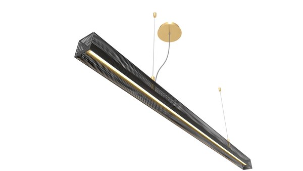 modelo 3d VeniceM URBAN LIGHTLINE LED brass pendant lamp - TurboSquid 1979980
