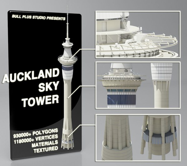 Sky Tower 3D Models for Download | TurboSquid