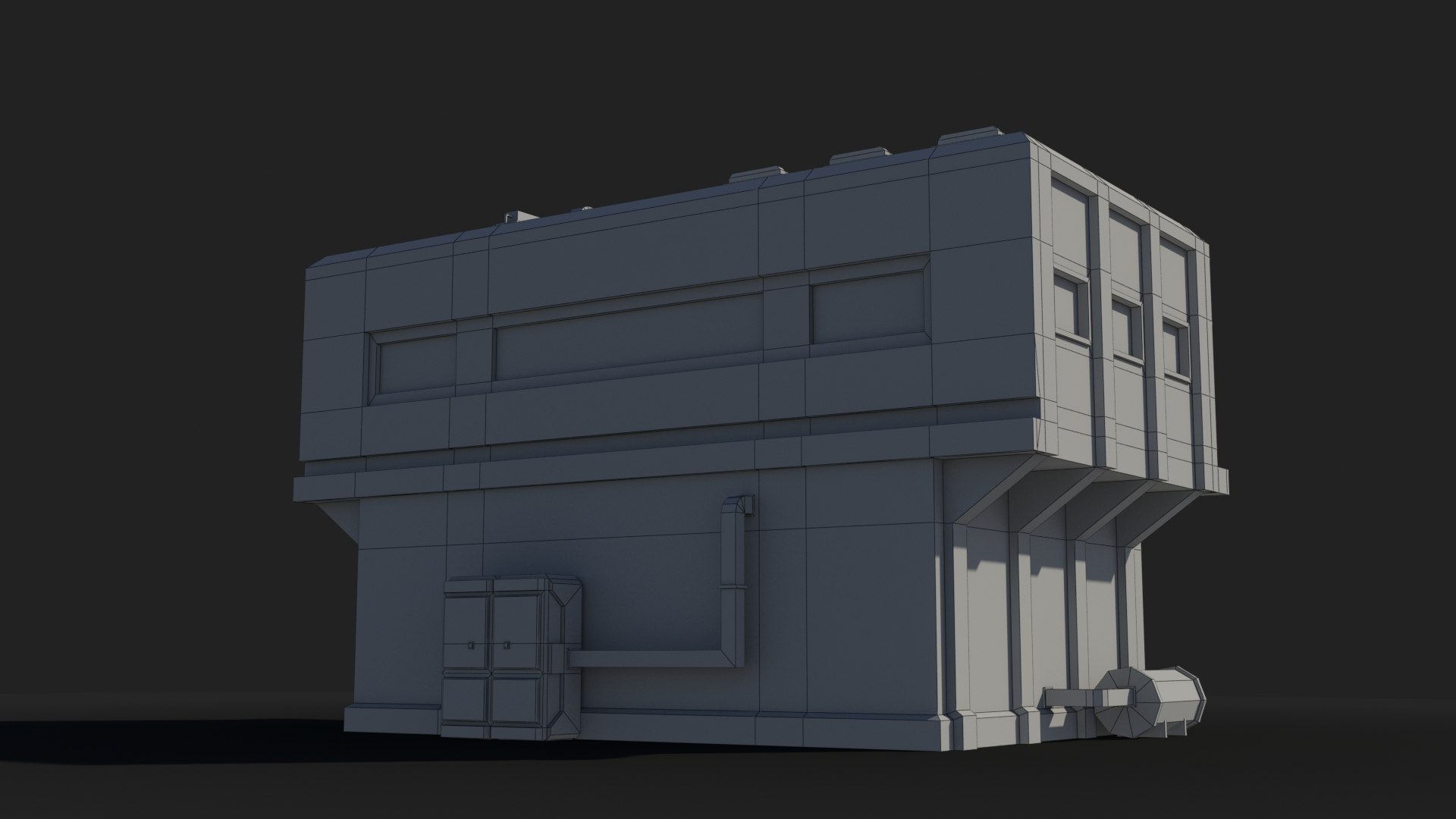 3D Sci-Fi Industrial X7 Model - TurboSquid 2161550