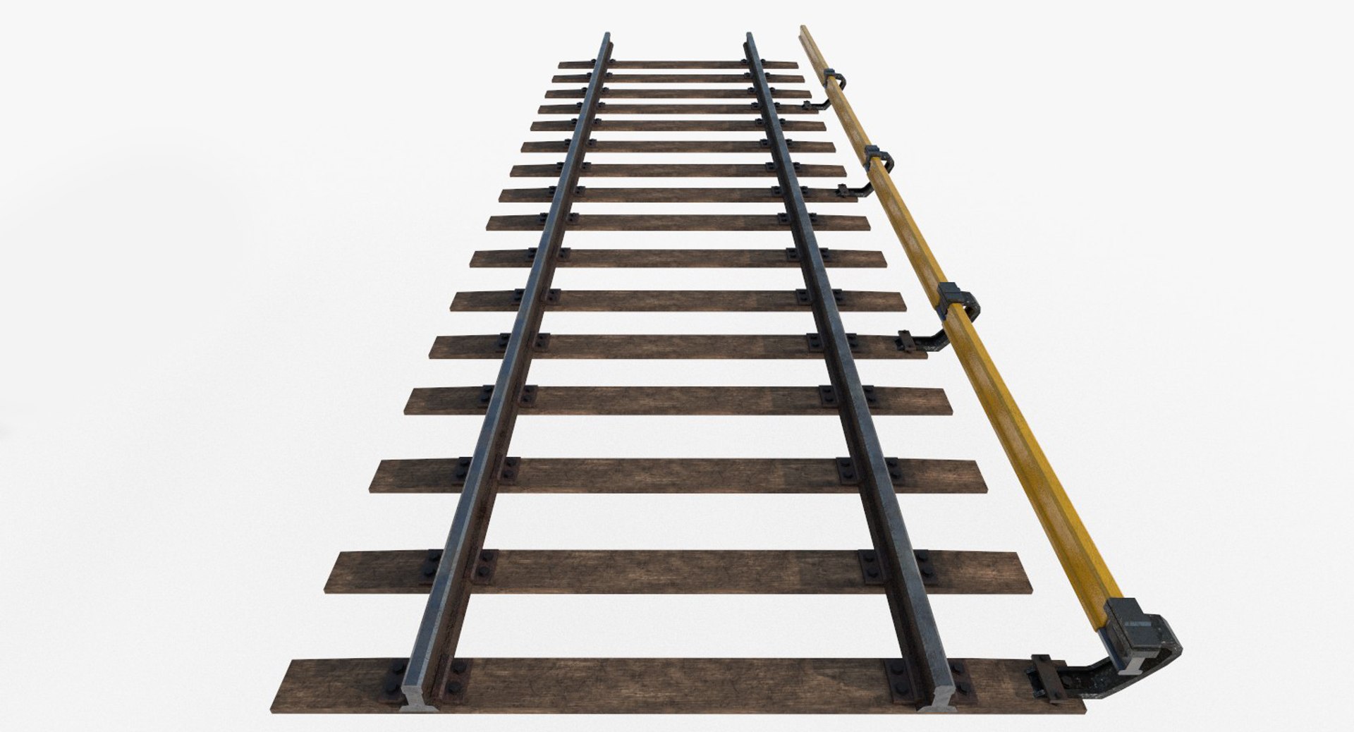 3D Railway Metro Rail - TurboSquid 1283977