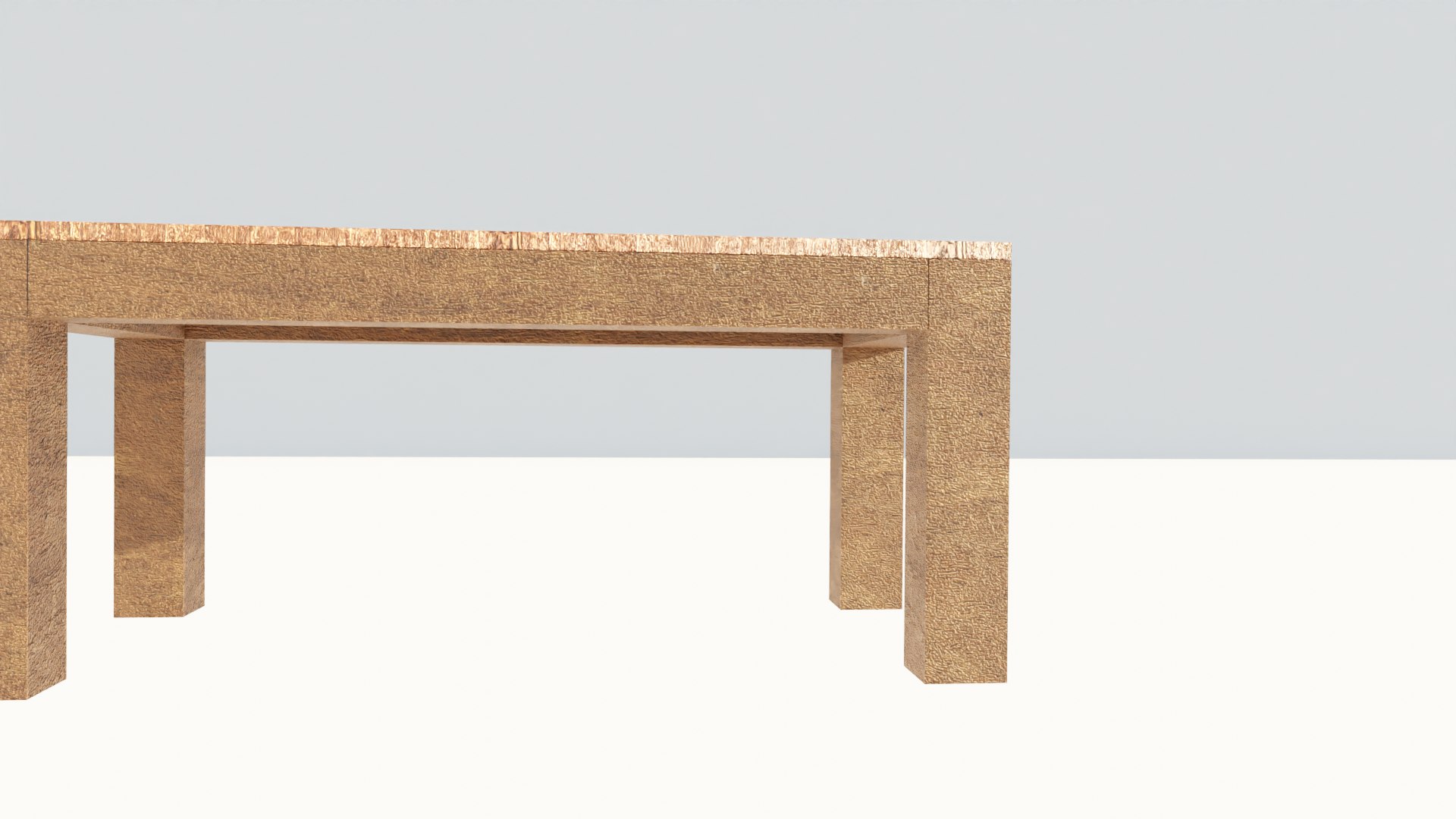 3D Wood Table Model - TurboSquid 2092718