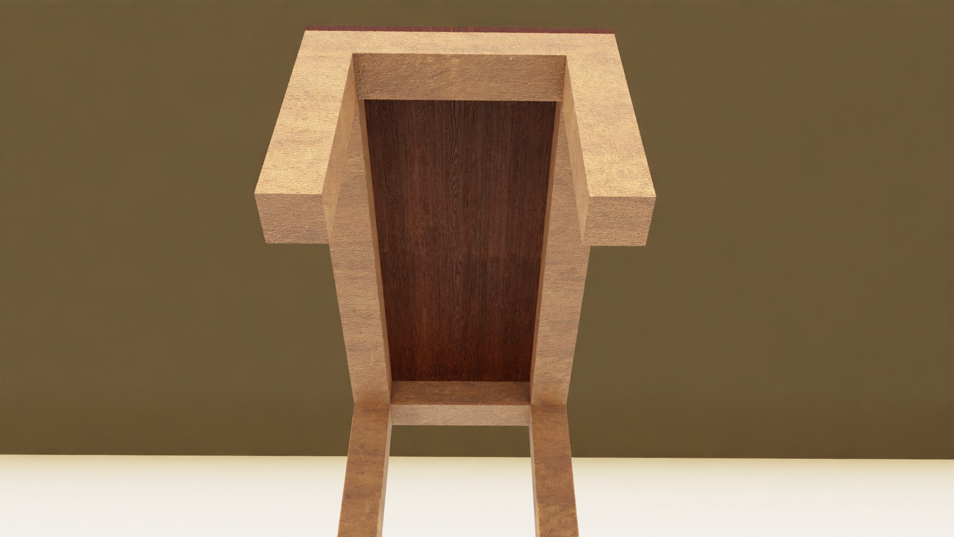 3D Wood Table Model - TurboSquid 2092718