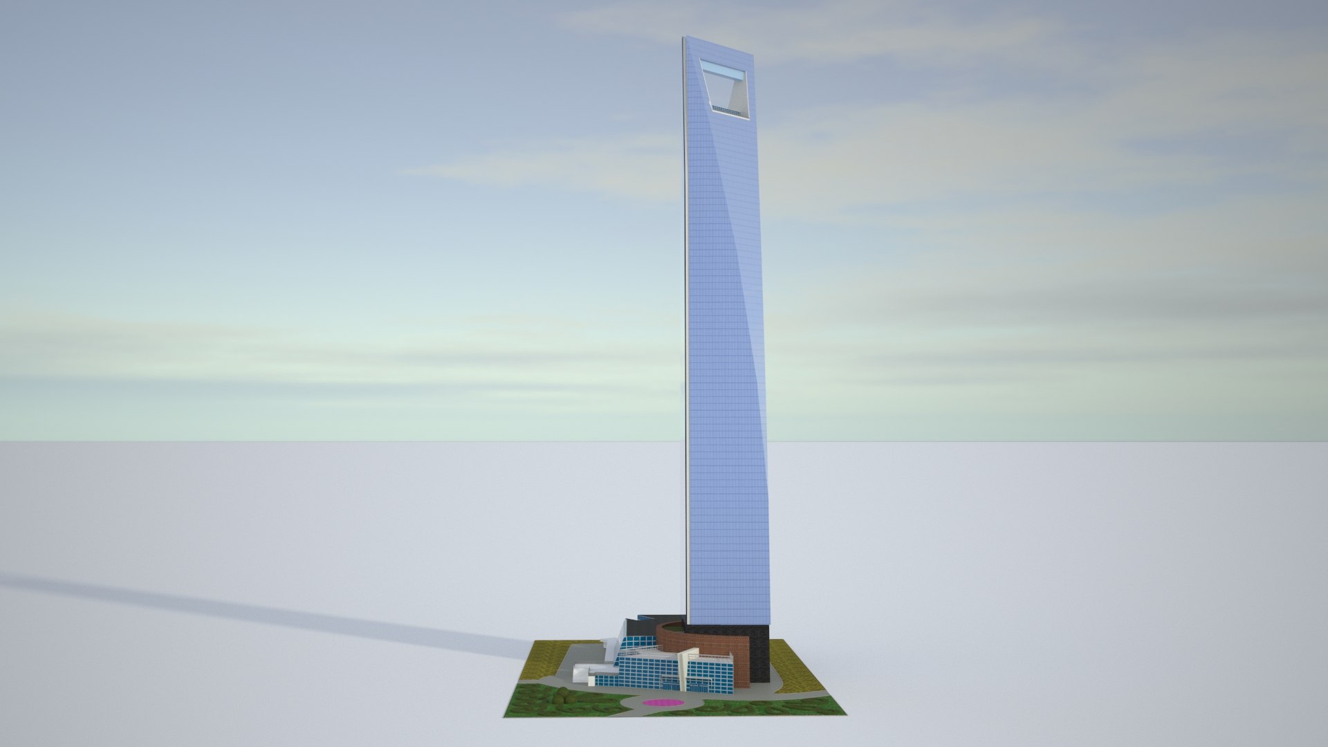 Realistic Shanghai World Financial 3D Model - TurboSquid 1262462