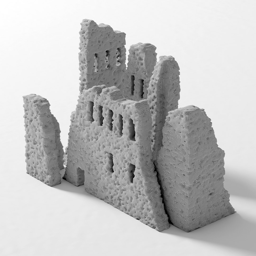 3D structure building - TurboSquid 1264355