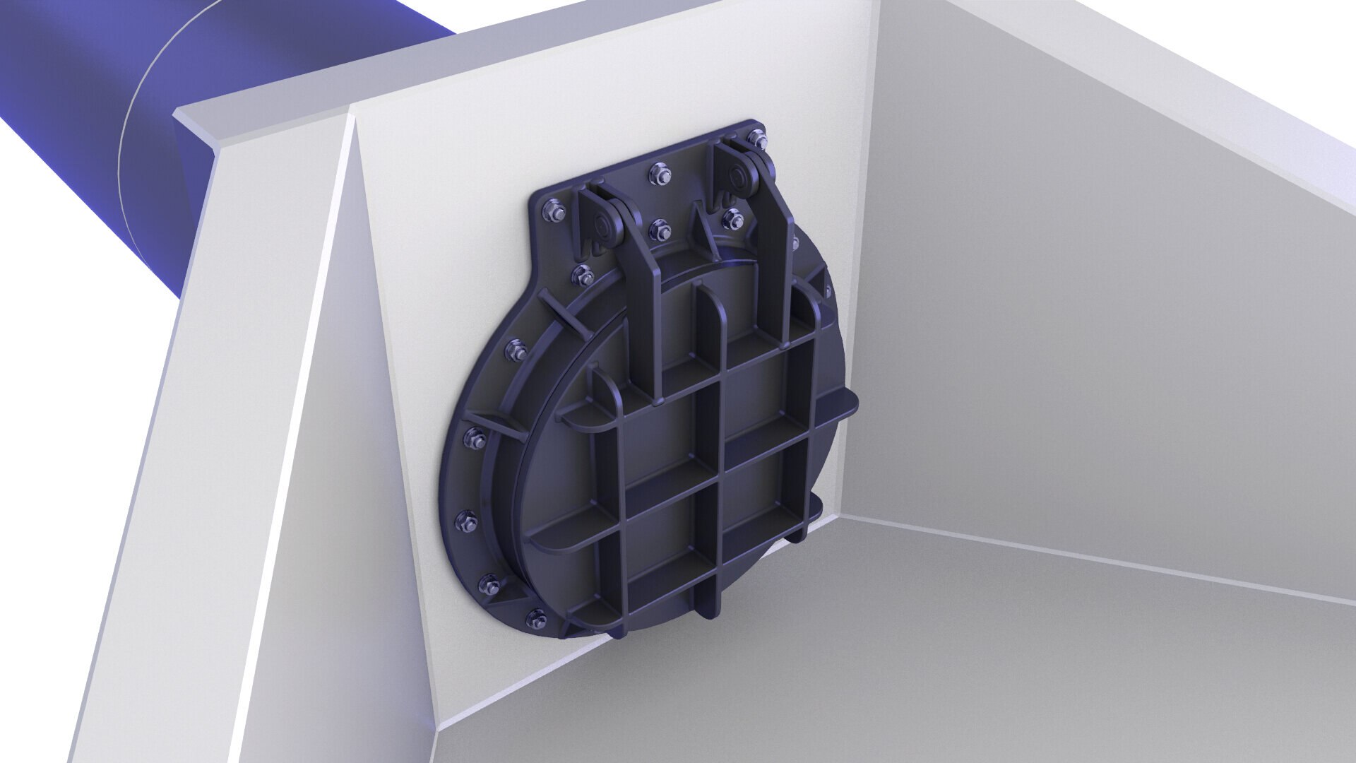 3D Model Concrete Sewer Storm Outlet Flap Valve 15 - TurboSquid 1979965