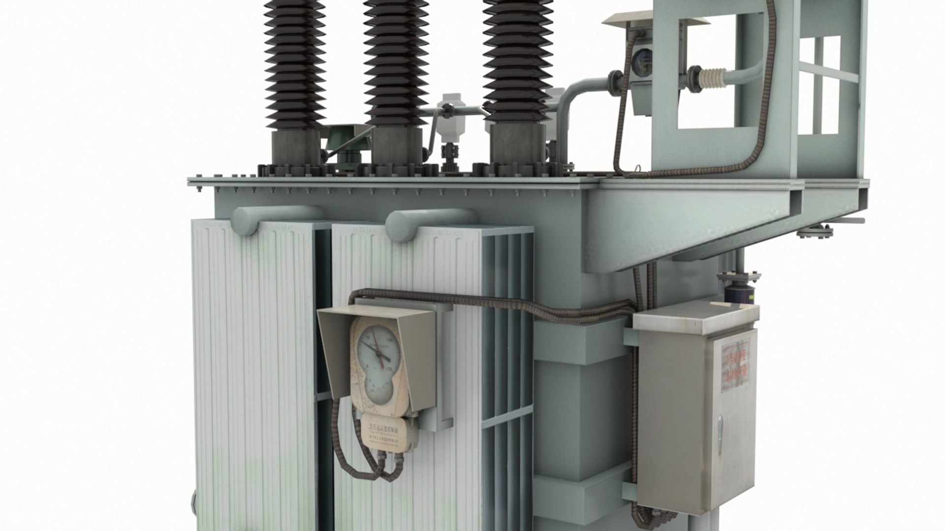 3D Power Transformer For Distribution Station 2 Model - TurboSquid 2313468