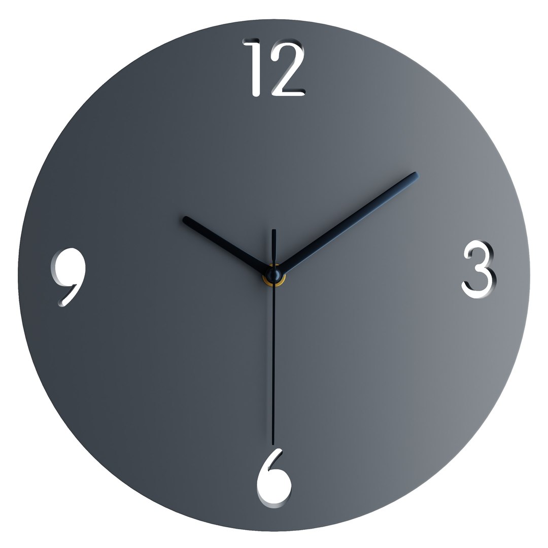 Minimalistic 3D watch Low-poly 3D model - TurboSquid 2065948