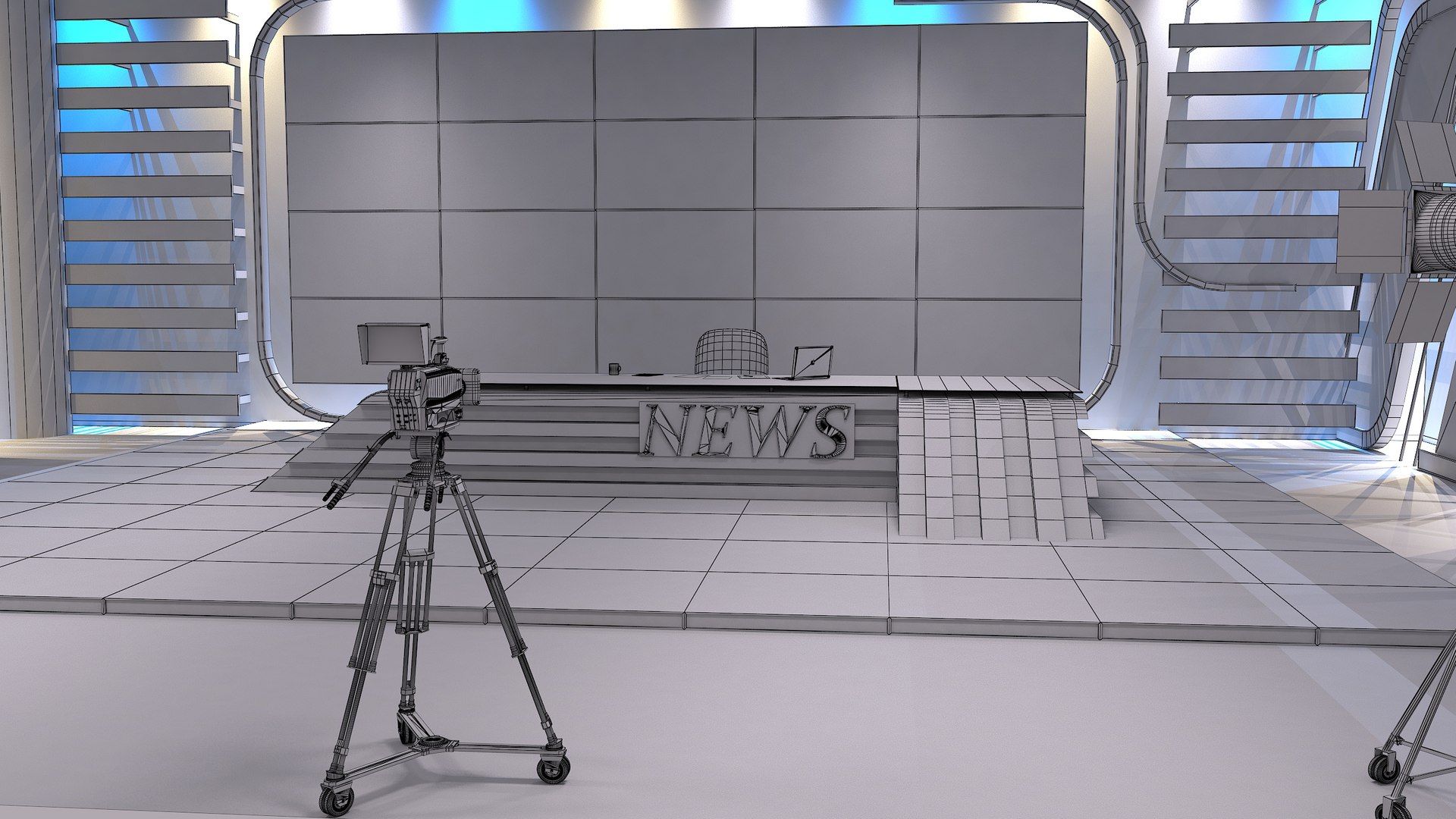 3D model tv studio camera - TurboSquid 1580541