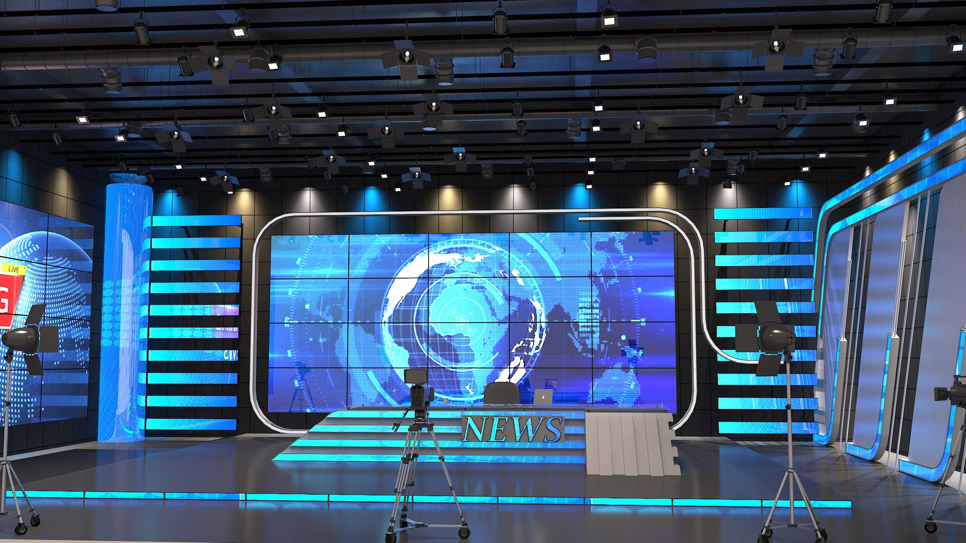 3D model tv studio camera - TurboSquid 1580541