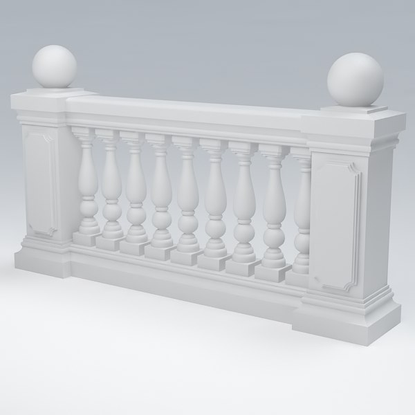 3d x balustrade