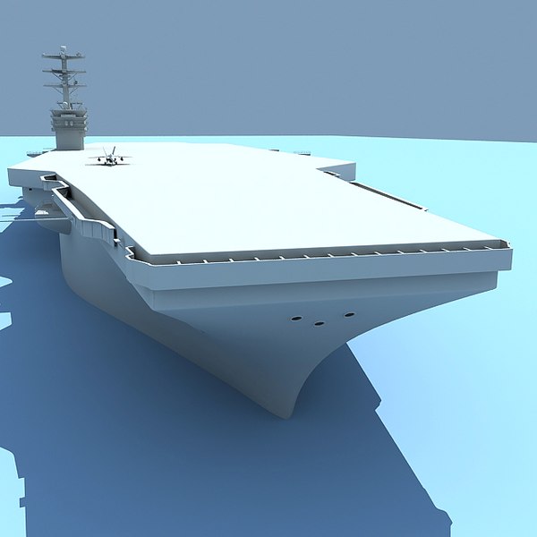 3d model uss nimitz