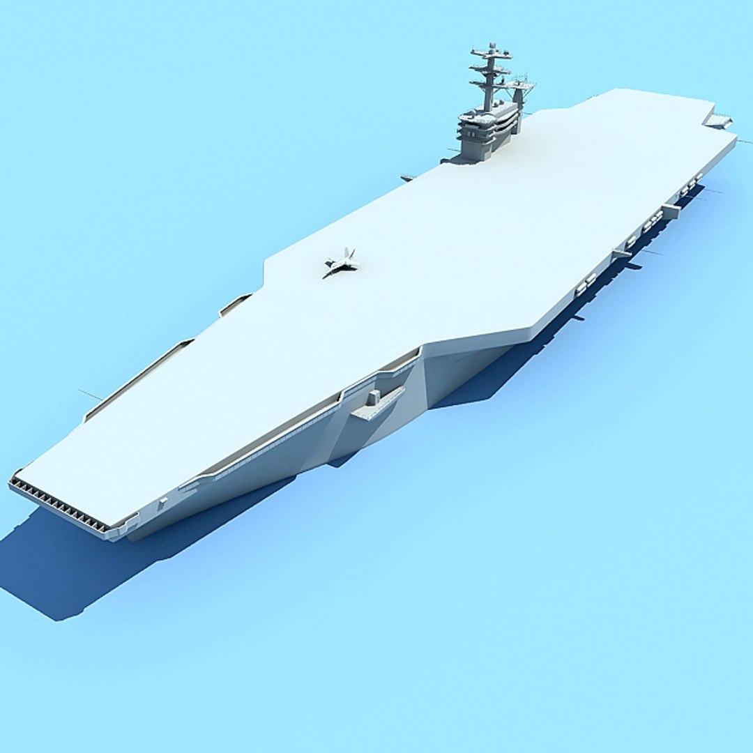 3d model uss nimitz