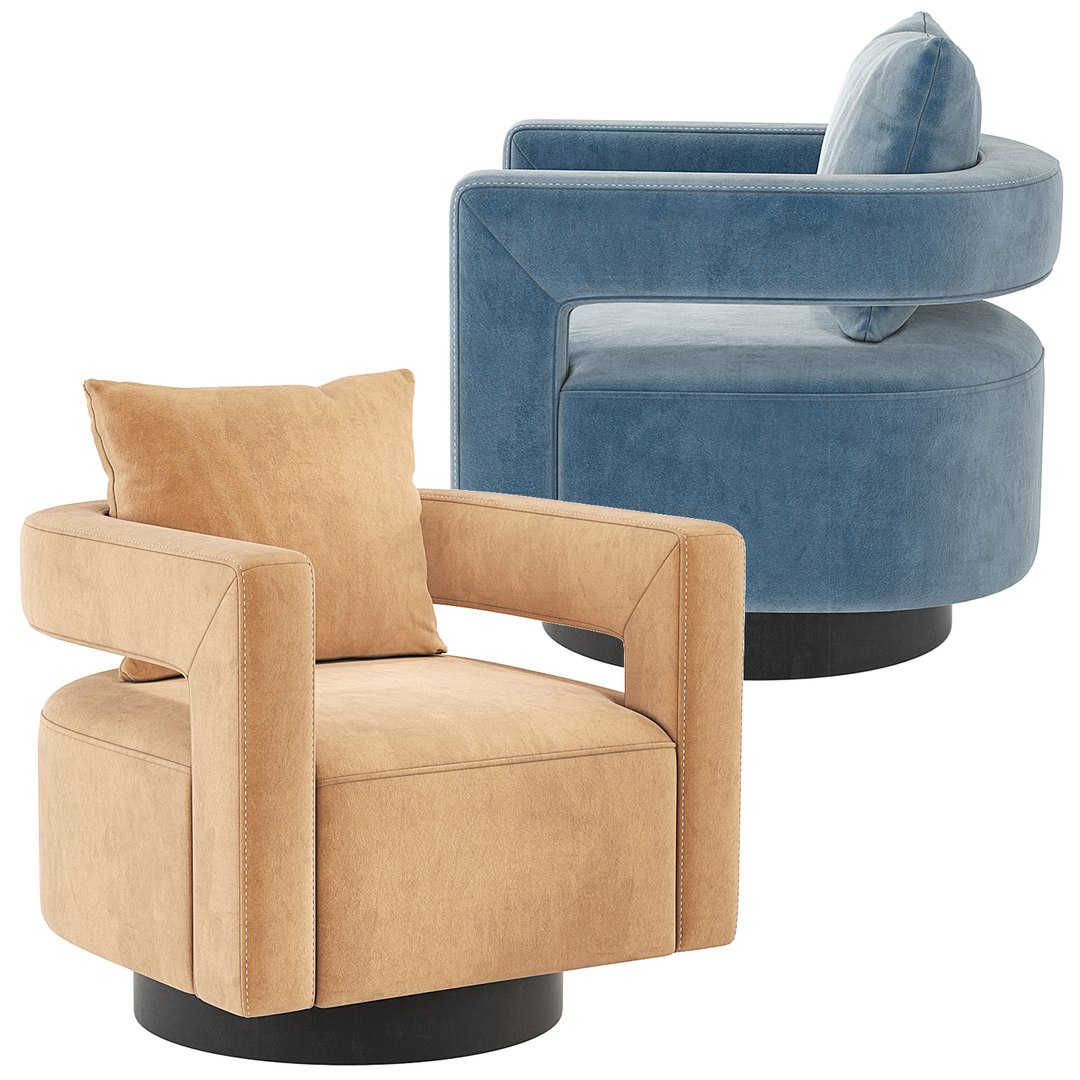 Alcoma Swivel Chair Ashley 3D Model - TurboSquid 1892693