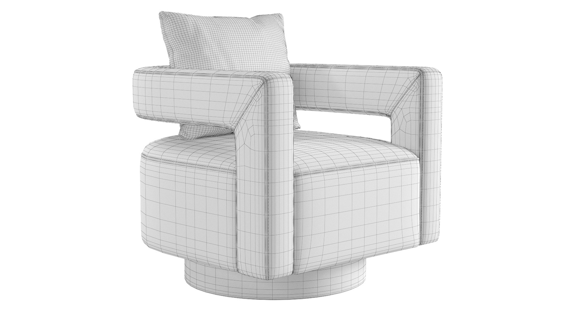 Alcoma Swivel Chair Ashley 3D Model - TurboSquid 1892693