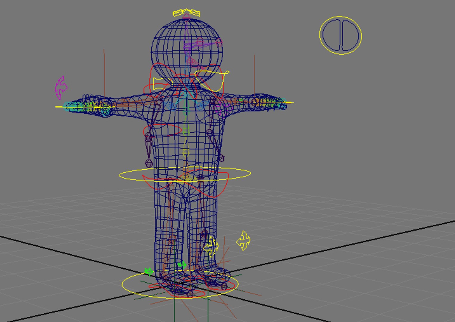 3d Dummy Ged Character Model