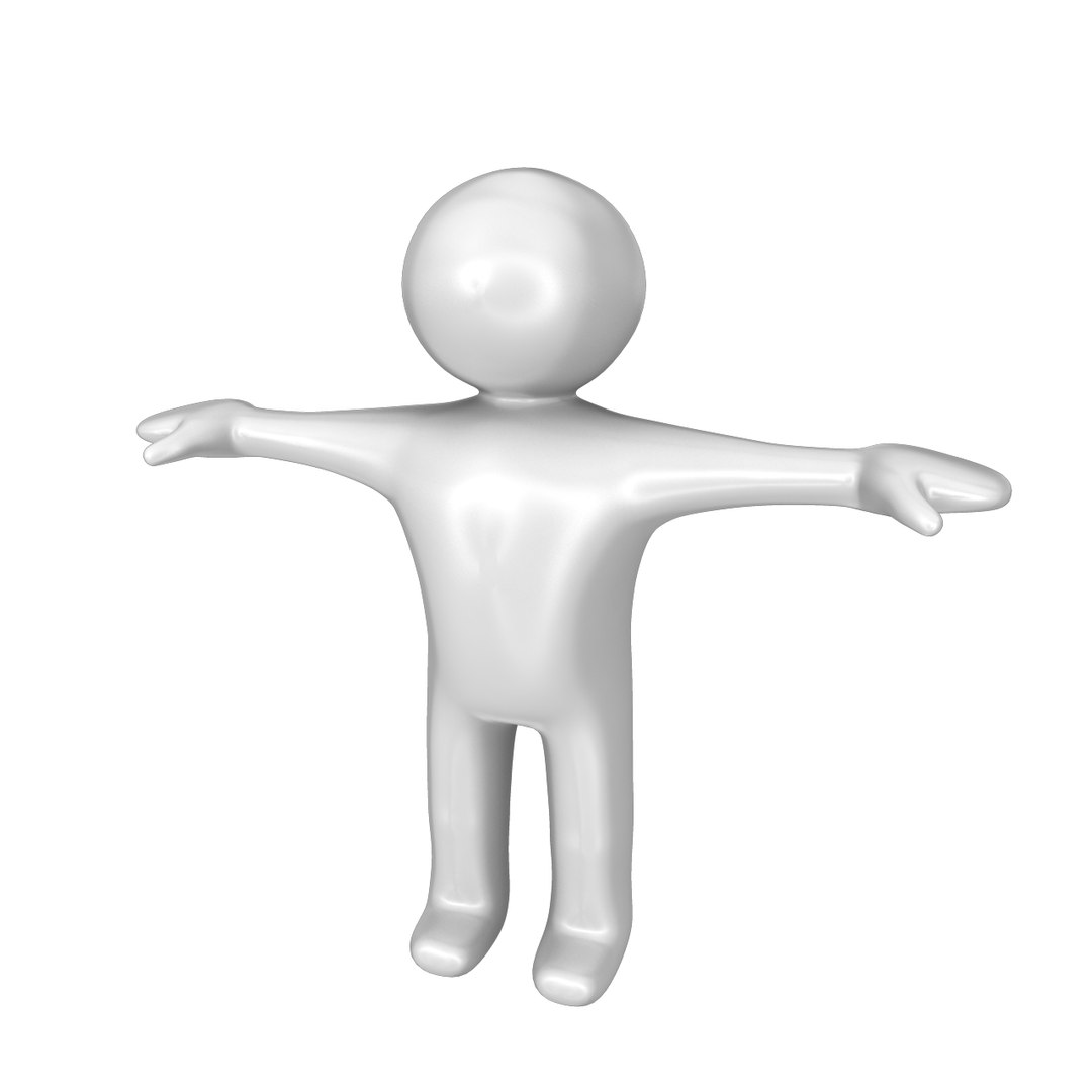 3d Dummy Ged Character Model