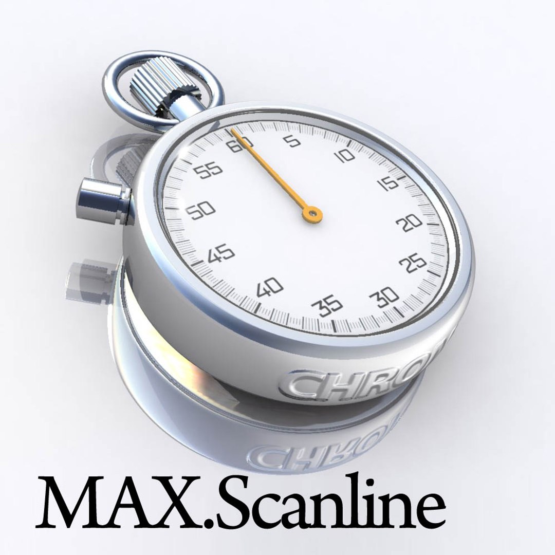 Stopwatch Watch 3d Model