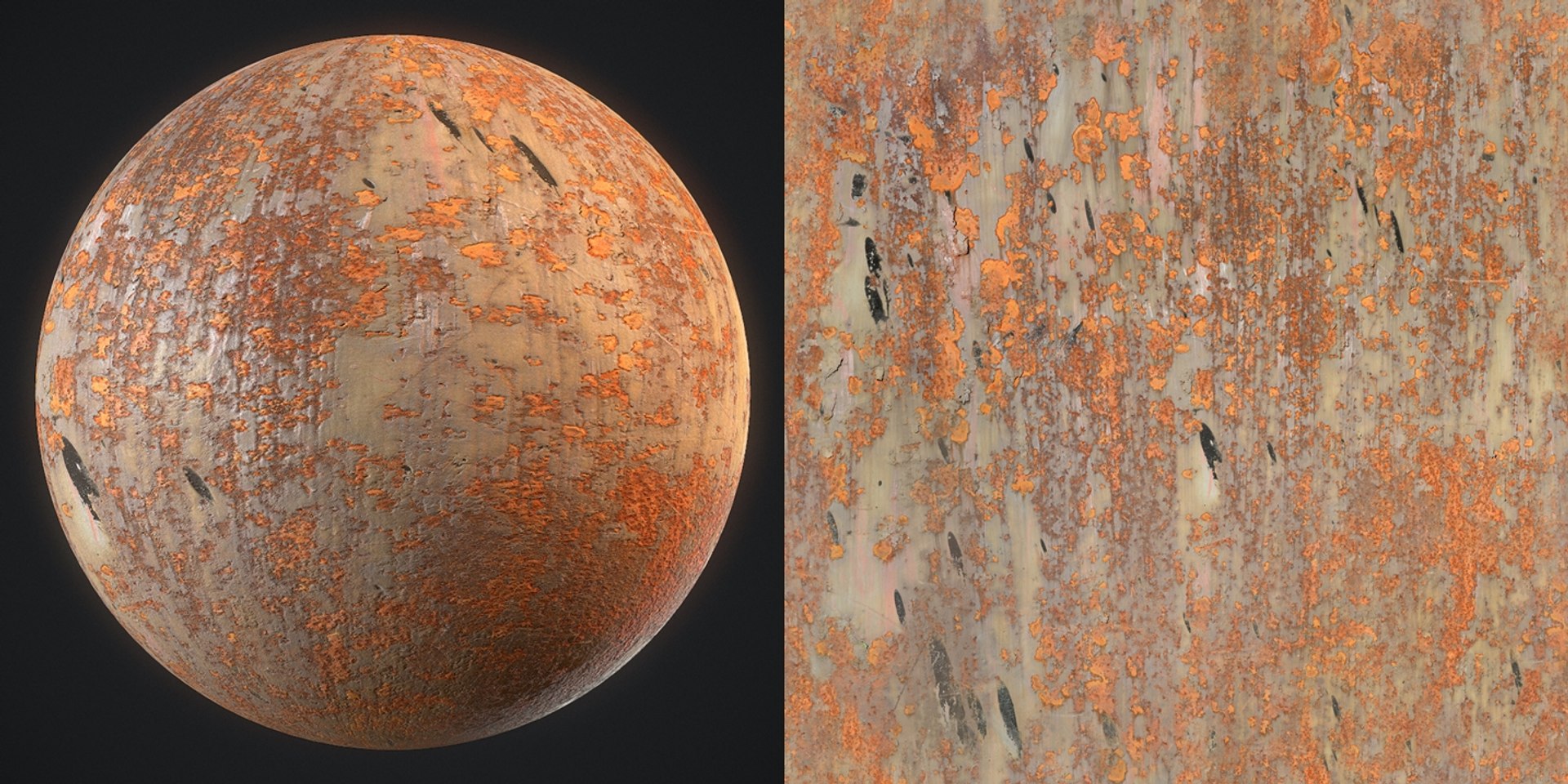 3D Pack of 32 Seamless Rust Metal PBR Texture model - TurboSquid 1847670