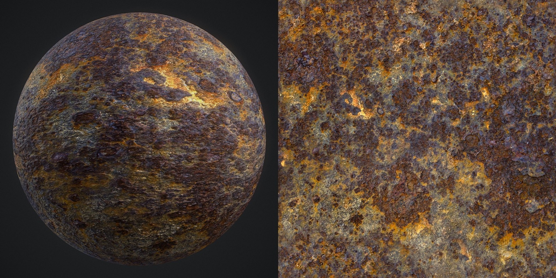 3D Pack Of 32 Seamless Rust Metal PBR Texture Model - TurboSquid 1847670