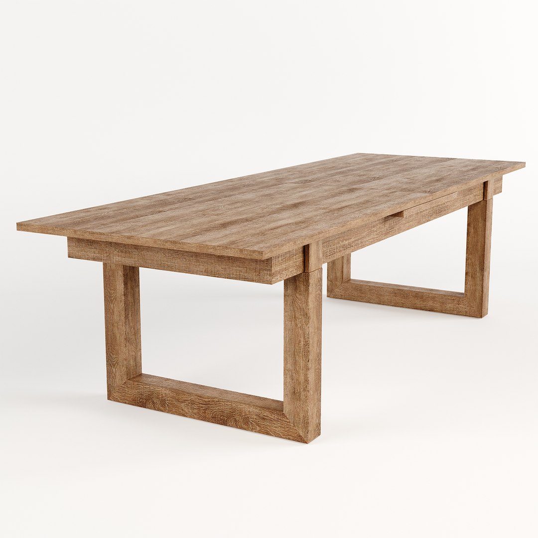 Dining Table Causeway 3D - TurboSquid 1241266
