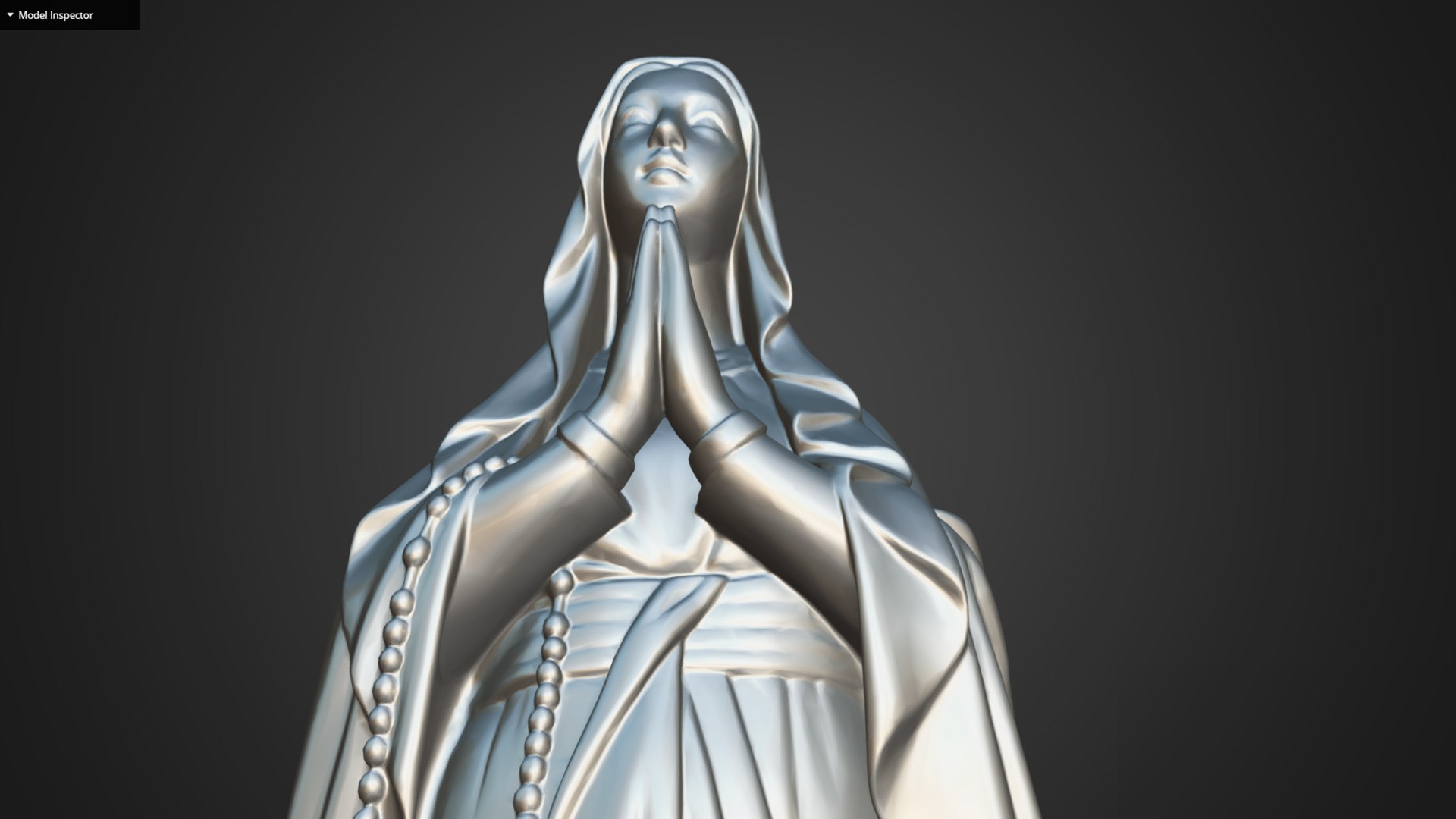 Saint Maria Statue 3D Model - TurboSquid 2020663