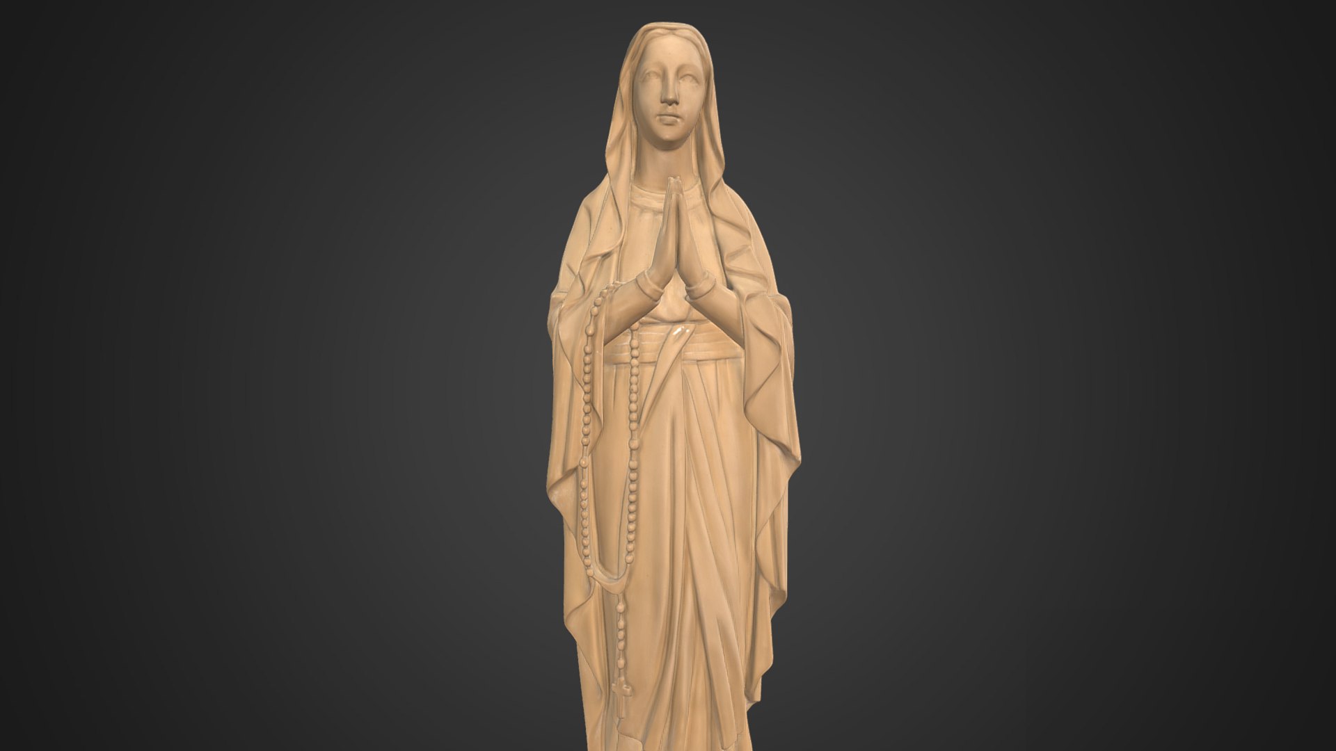 Saint Maria Statue 3D Model - TurboSquid 2020663