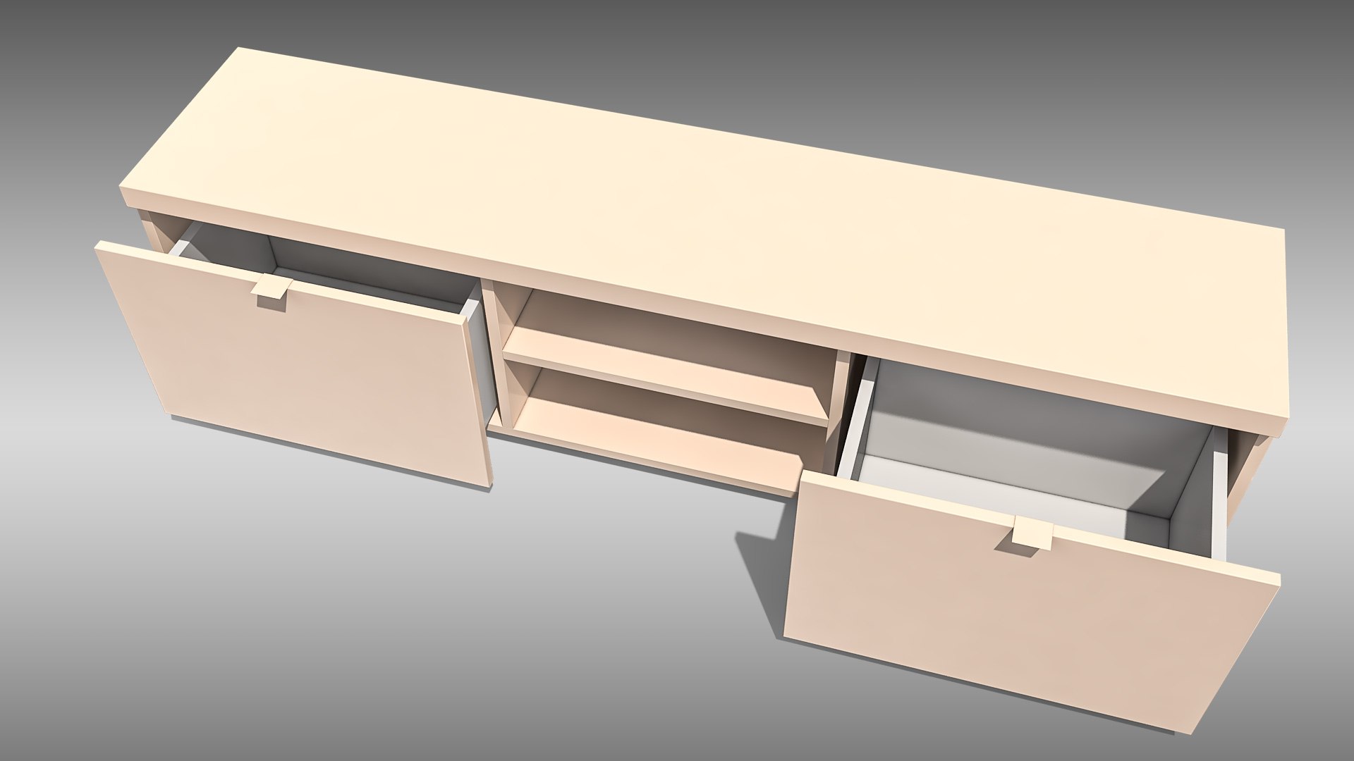 TV Stand 01 3D model - TurboSquid 1730885
