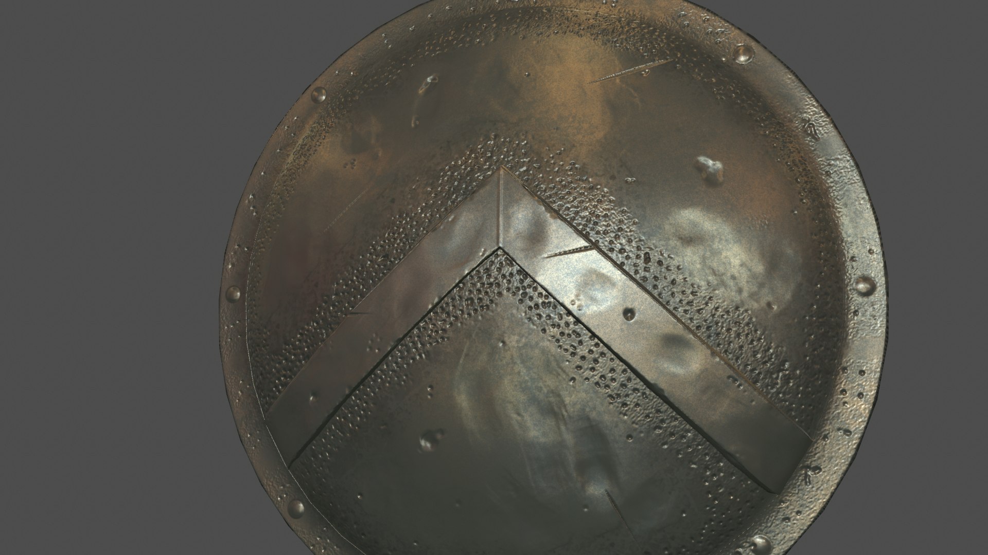 Spartan Shield 3d Model