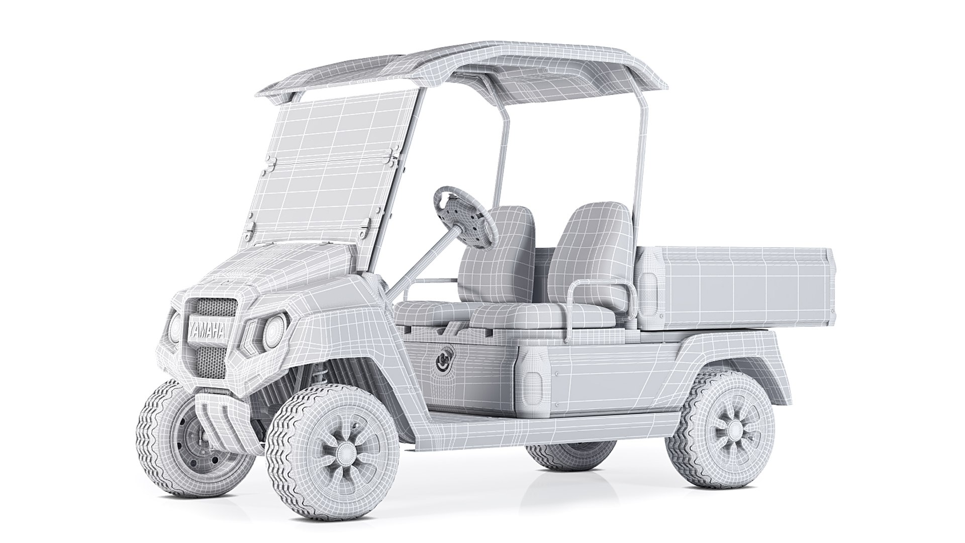 3D Yamaha Golf Cart UMAX Model - TurboSquid 2192509