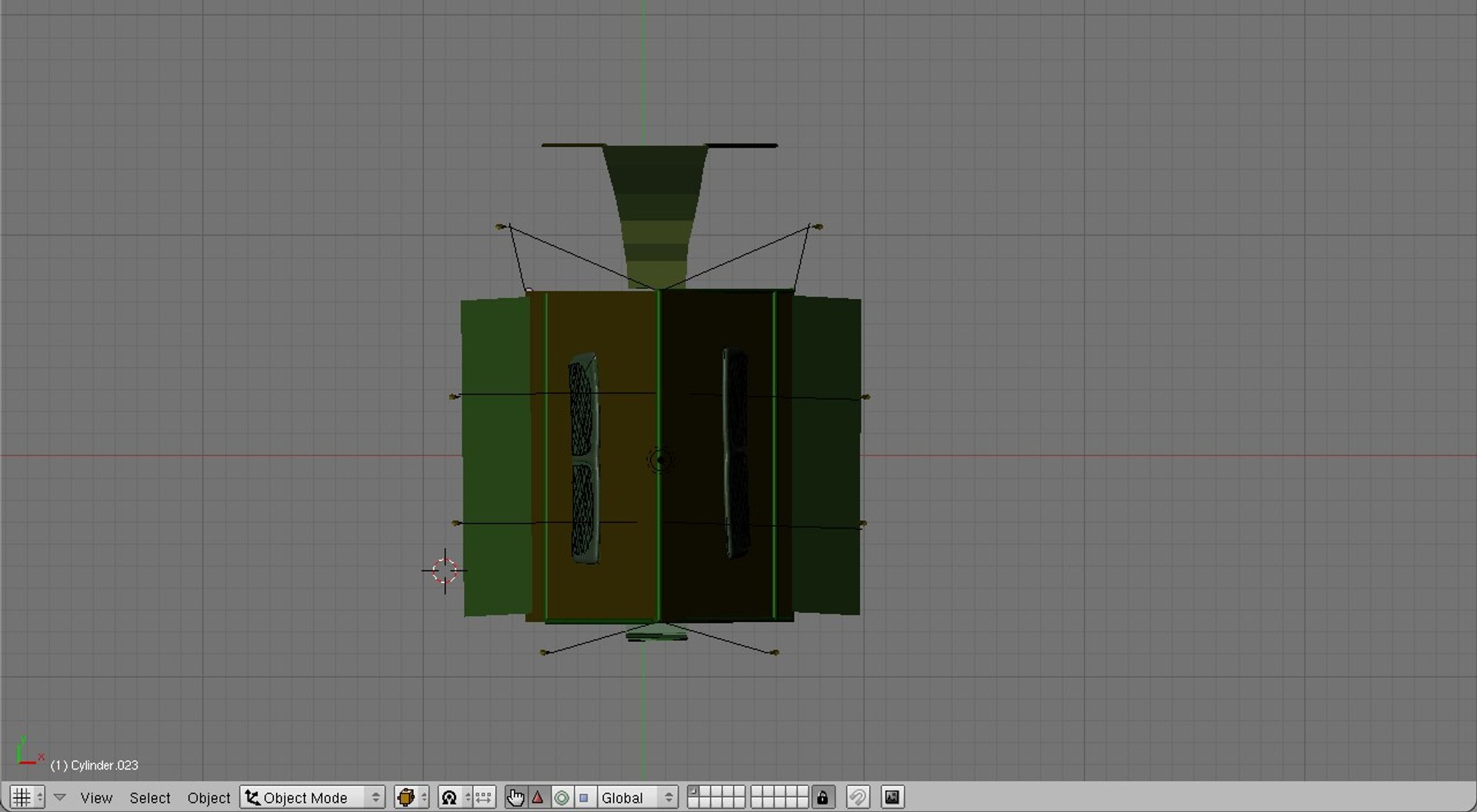 Blender Tent Army Woods