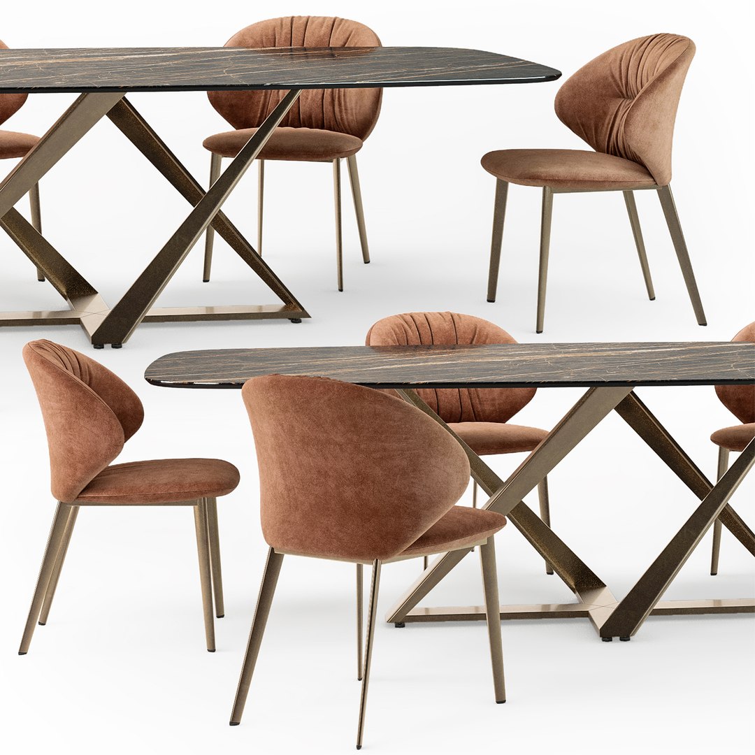 3D Table Chair - TurboSquid 1712357