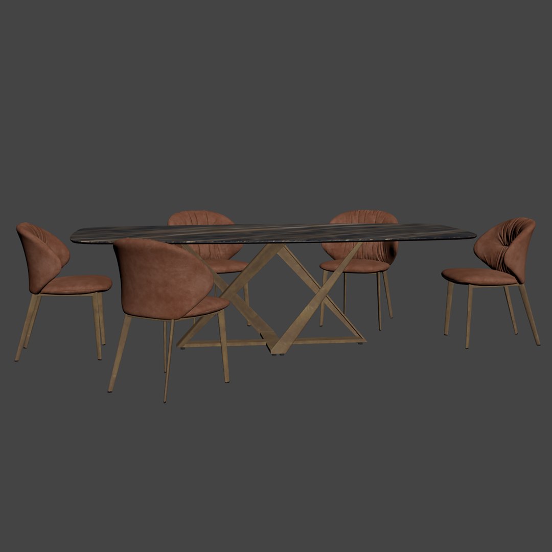 3D Table Chair - TurboSquid 1712357