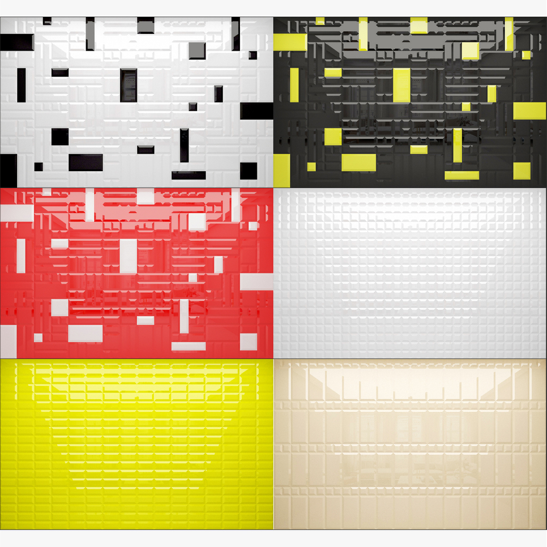 3D model tile set - TurboSquid 1350764