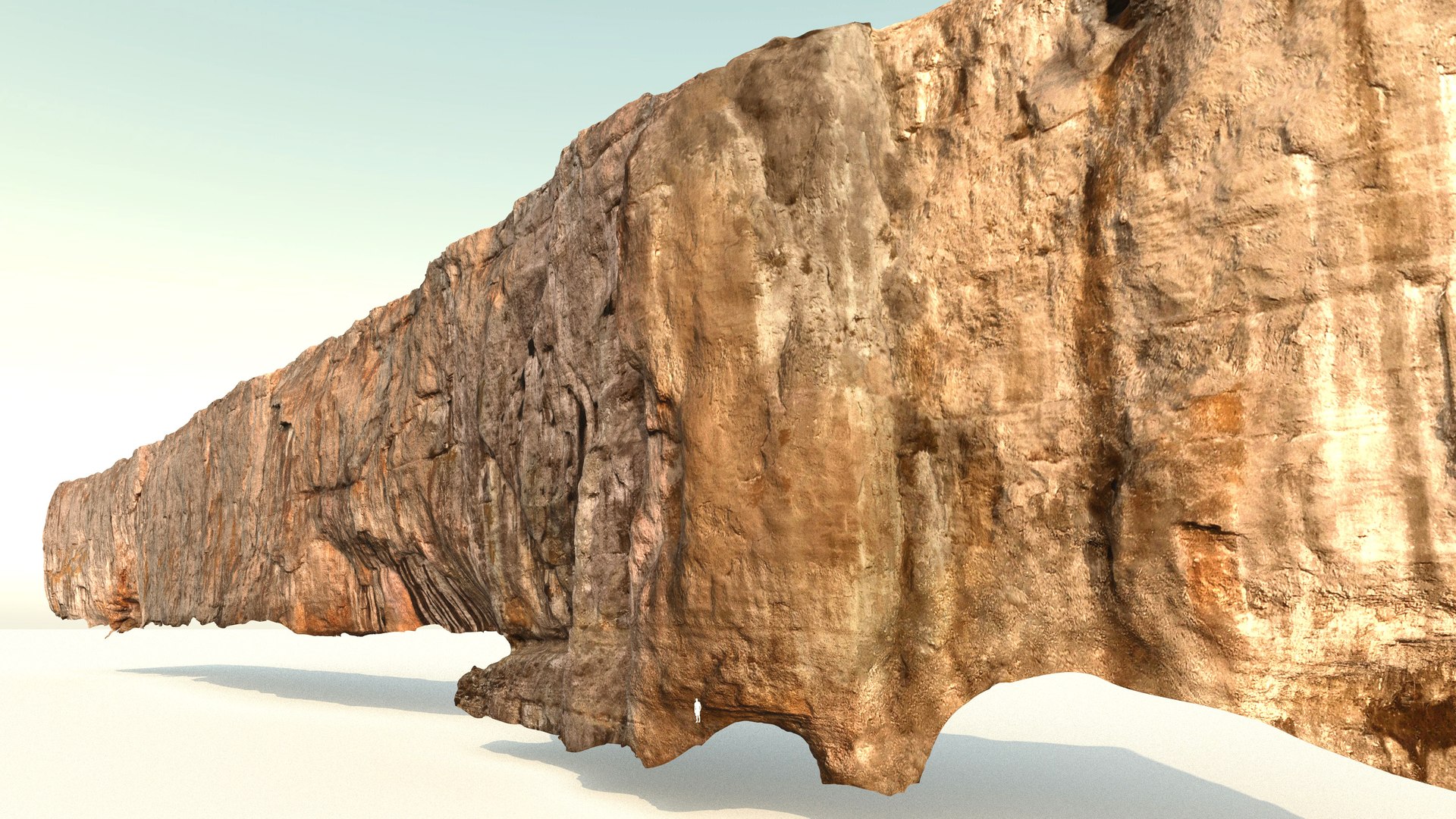 3D Giant 420 Meters Limestone - TurboSquid 1281452