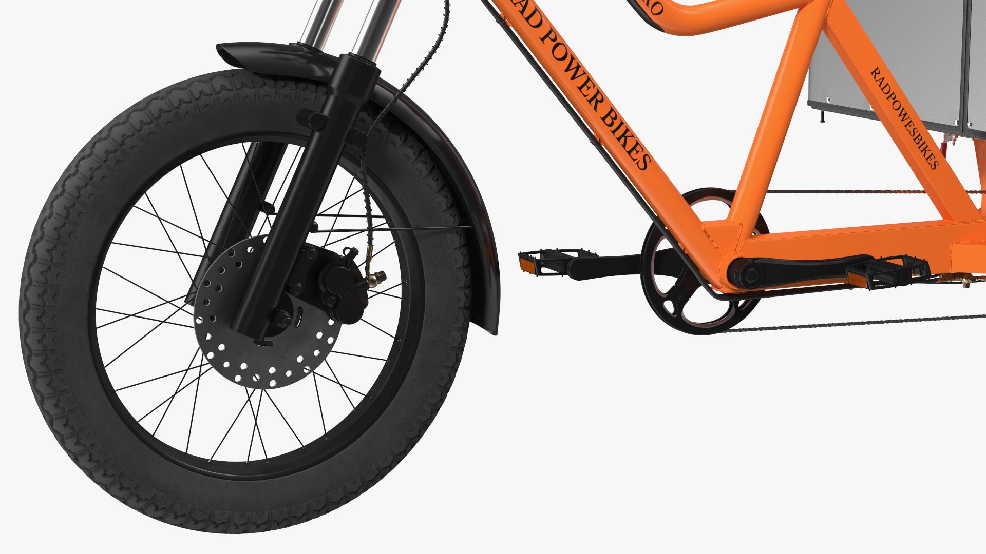 3D Rad Power Bike RadBurro With Truck Bed Rigged Model - TurboSquid 1944037