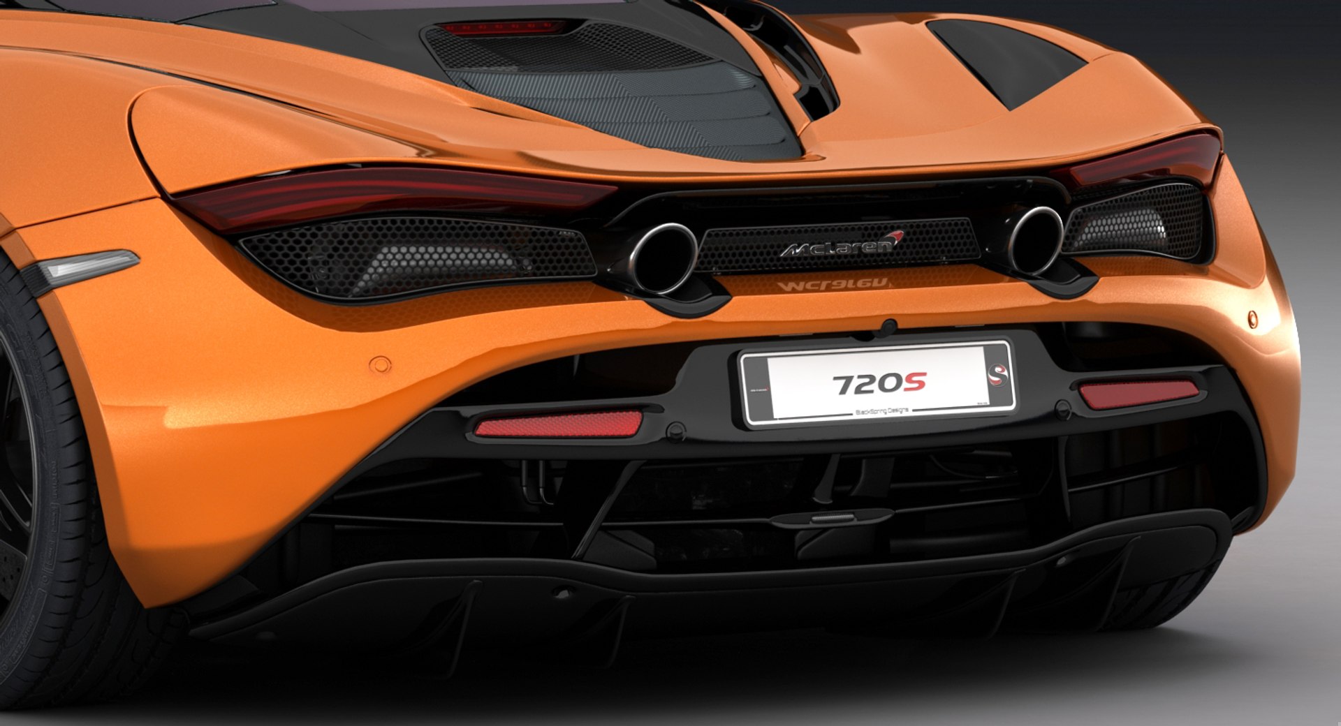 Mclaren 720s 2019 Interior Model - TurboSquid 1335658